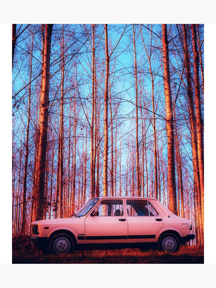 "White Yugo" Sticker by mijakovacn | Redbubble