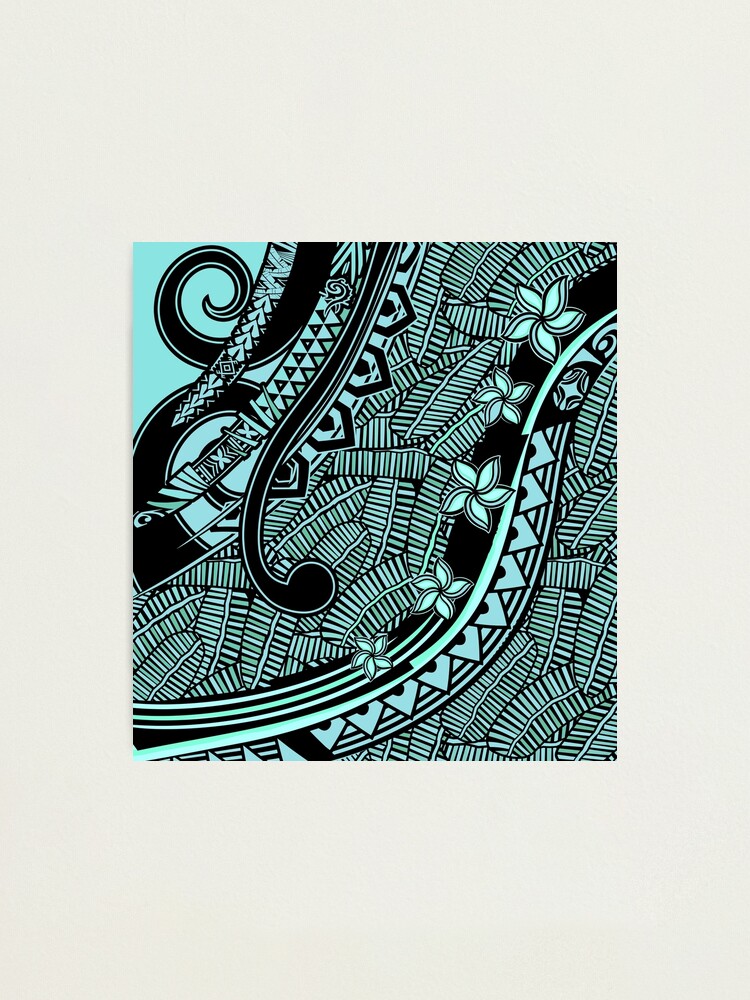 "Samoan - Polynesian - Hawaiian Ocean Blue Tribal Artboard 2051 ...