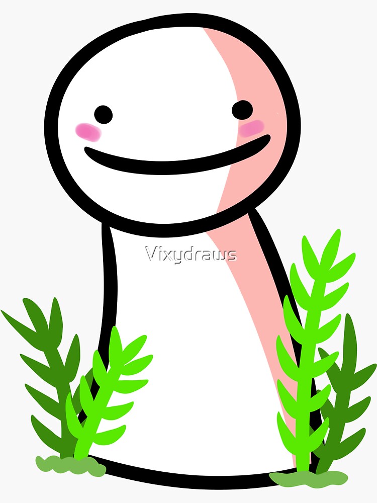 "Dream blob with plants " Sticker for Sale by Vixydraws | Redbubble
