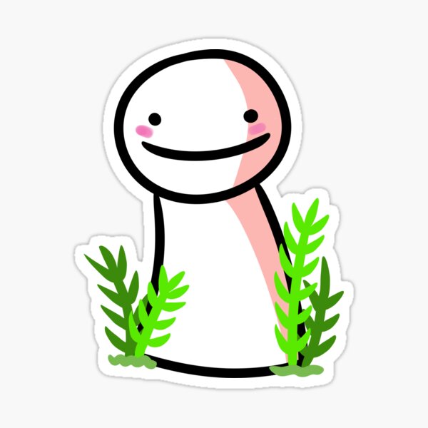 "Dream blob with plants " Sticker for Sale by Vixydraws | Redbubble