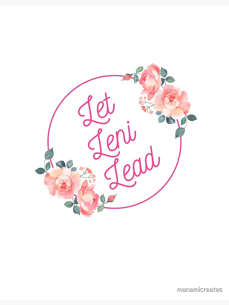 Póster «Leni Robredo para presidente 2022 - Let Leni Lead - Kakampink ...