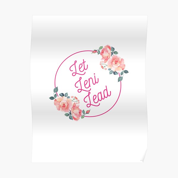 Póster «Leni Robredo para presidente 2022 - Let Leni Lead - Kakampink ...