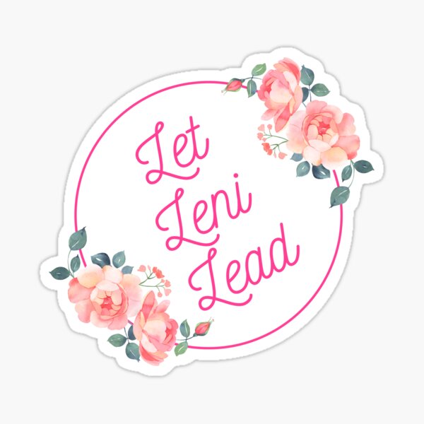 "Leni Robredo for President 2022 - Let Leni Lead - Kakampink" Sticker ...