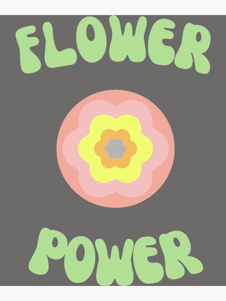 "Y2k nostalgia flower power " Poster for Sale by strawberryds | Redbubble