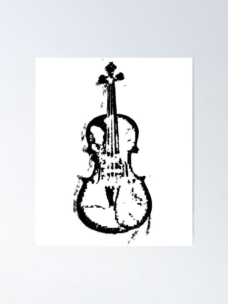 "Violin" Poster for Sale by GesielAS | Redbubble