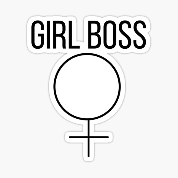 "Girl Boss/ Female Bosses" Sticker by ForTheGals | Redbubble