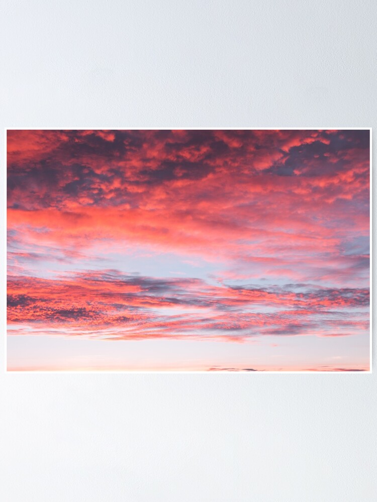 "Sky with Colorful Clouds" Poster by metamorfosedsgn | Redbubble