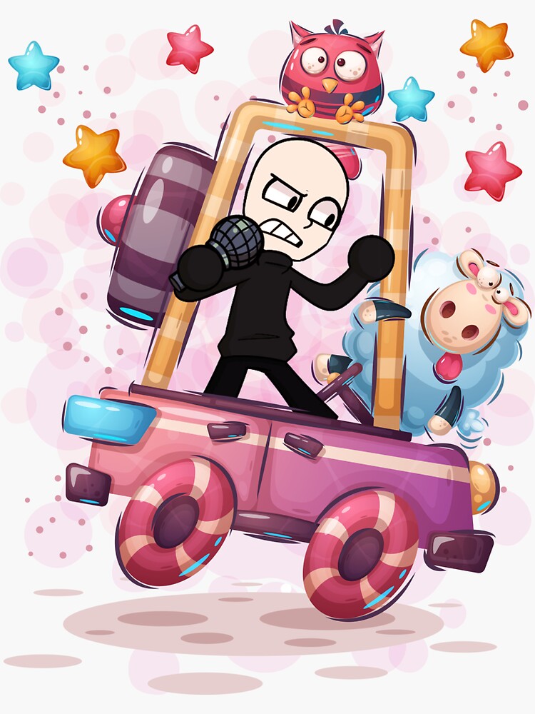 "FNF Car Eteled" Sticker for Sale by SL2C-Kids | Redbubble