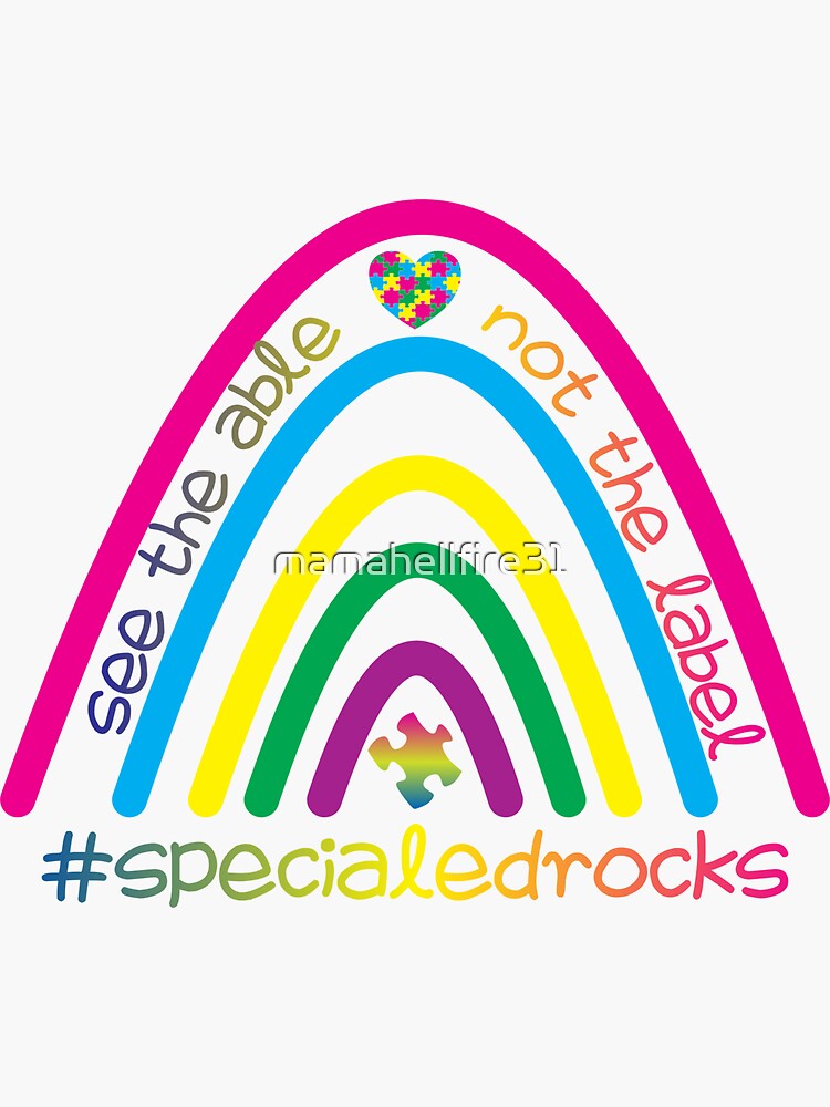 "Special Education, Autism Awareness, See The Able Not The Label ...