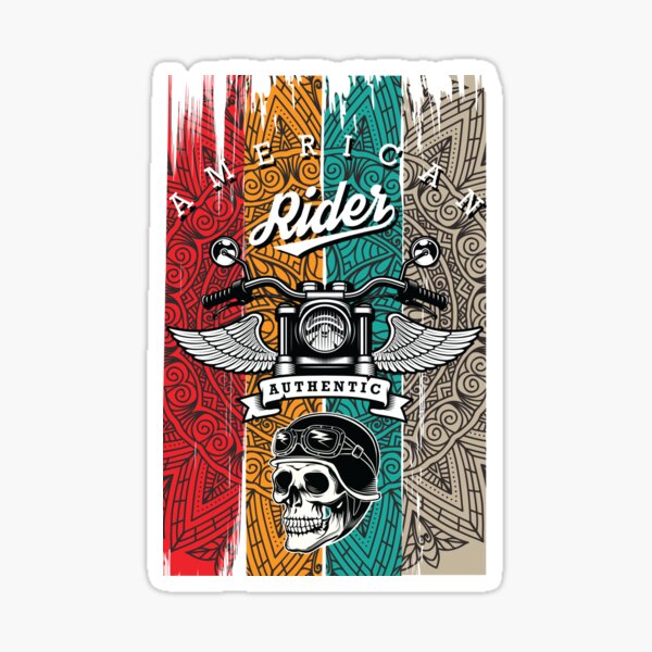 "rider" Sticker by My-Era | Redbubble