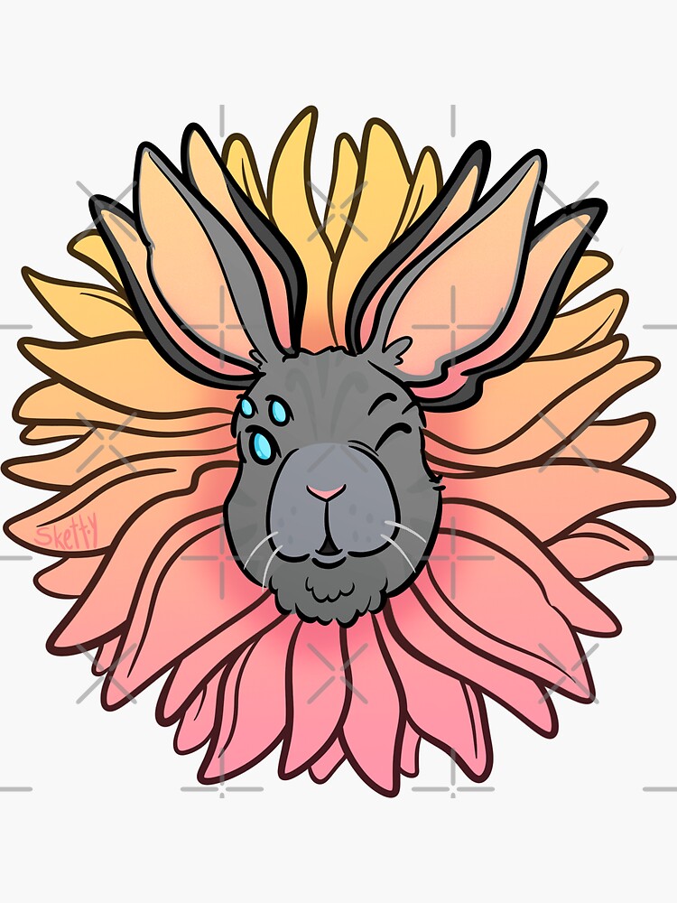"Alien Bun" Sticker by jastinamor | Redbubble
