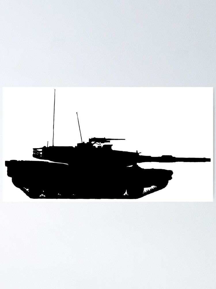"M1 Abrams Main Battle Tank" Poster for Sale by Jared Davies | Redbubble