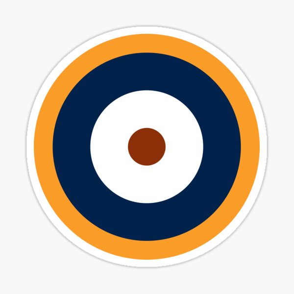 "The Classic Retro RAF mod roundel" Sticker by ModSupporters | Redbubble