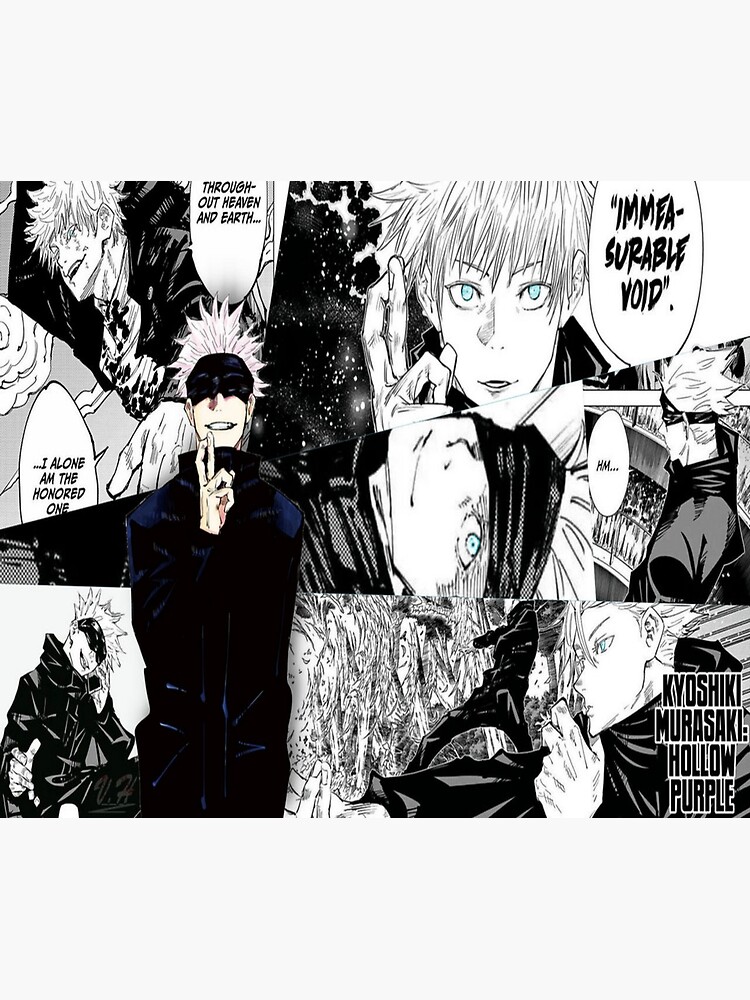 "Gojo Satoru Jujutsu Kaisen Manga Collage" Art Print for Sale by ...