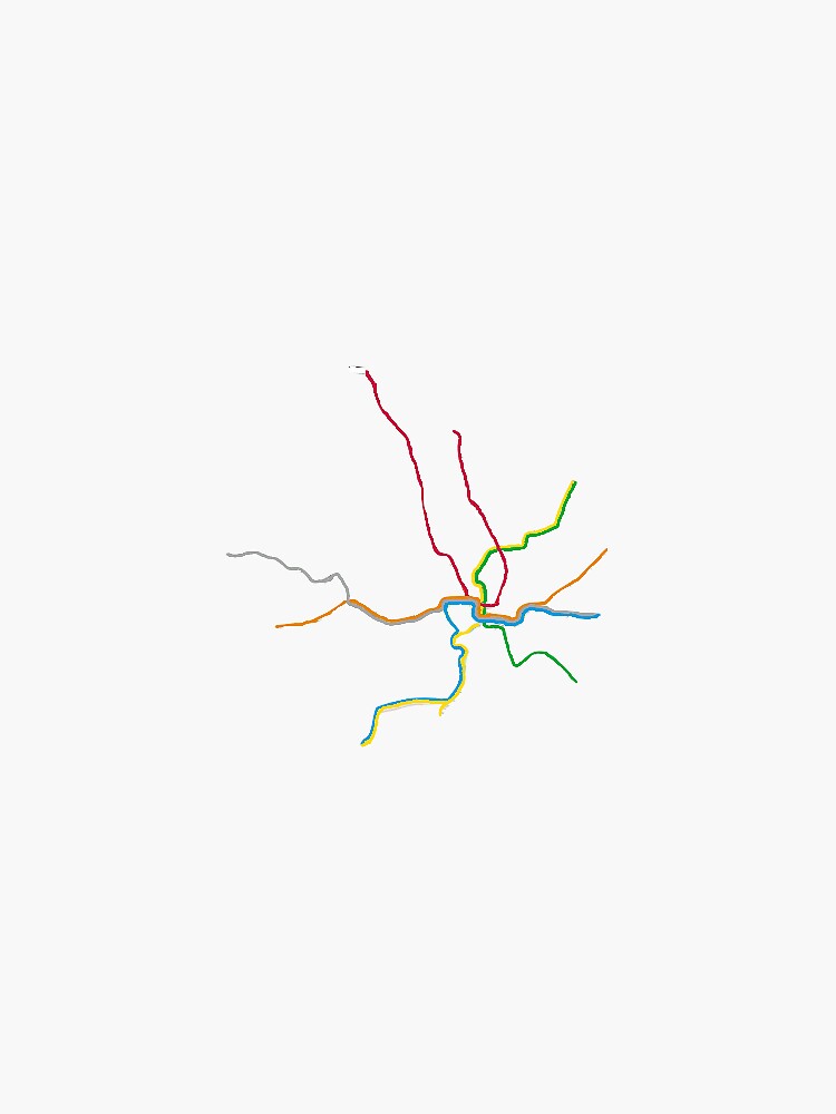 "WMATA Map" Sticker for Sale by culverline | Redbubble