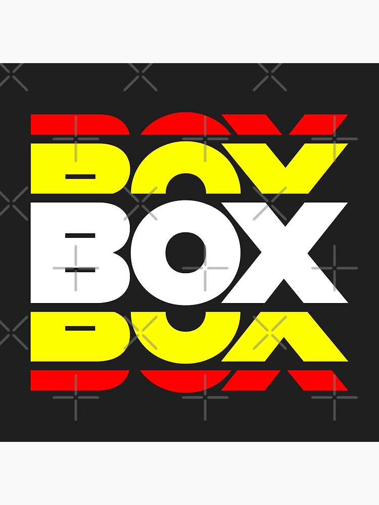 "Box F1 Tyre Compound Design" Poster for Sale by davidspeed | Redbubble