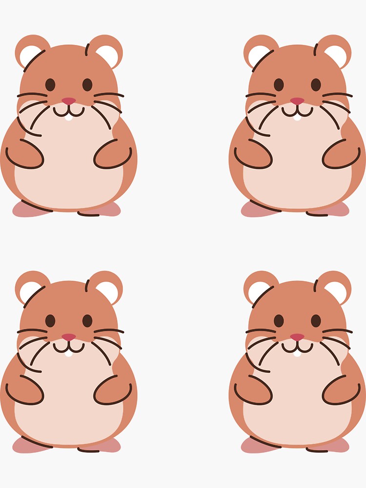 "Gerbil Sticker Pack" Sticker by MHenneghan | Redbubble
