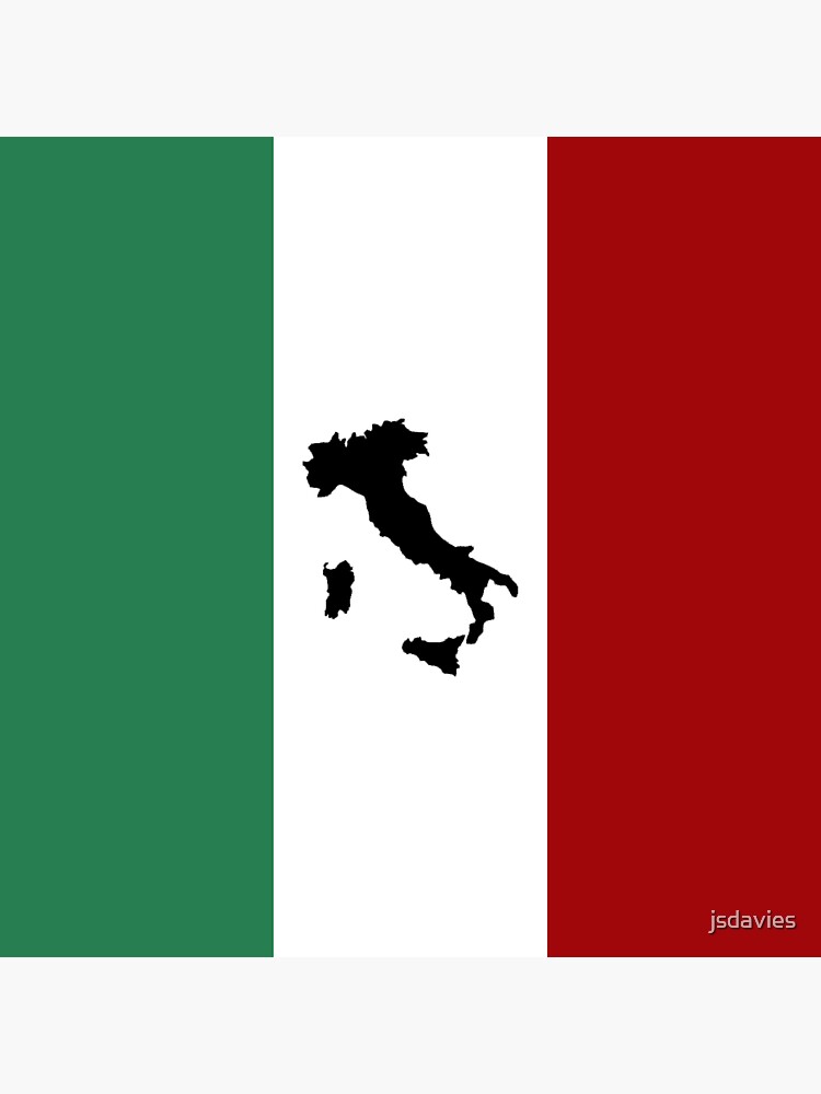 "Italian Flag & Boot" Sticker by MilitaryCandA | Redbubble