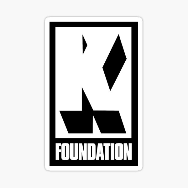 "K foundation" Sticker by 23FOREVER | Redbubble