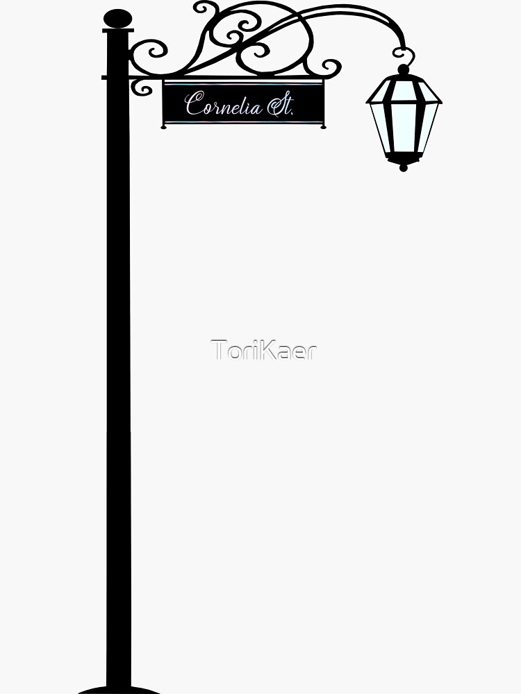 "Cornelia St sign post" Sticker by ToriKaer | Redbubble