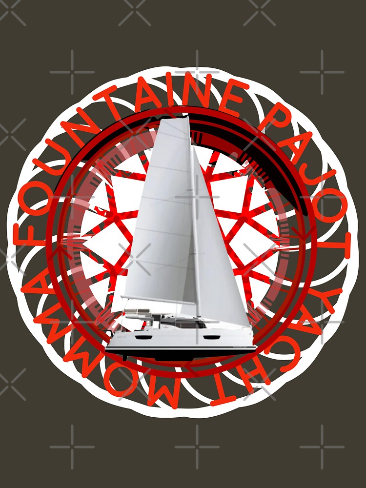 "Multihull Fountaine Pajot Yacht Momma red Catamaran Boat" T-shirt for ...