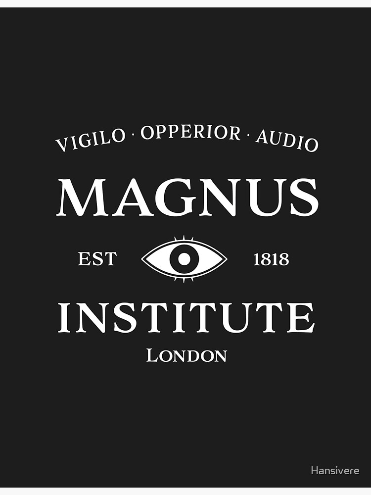 "The Magnus Institute" Sticker by Hansivere | Redbubble