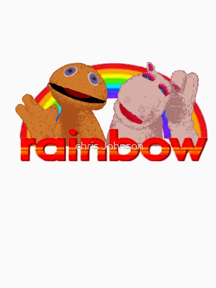 "Rainbow's Zippy & George" Essential T-Shirt for Sale by spaceman300 ...