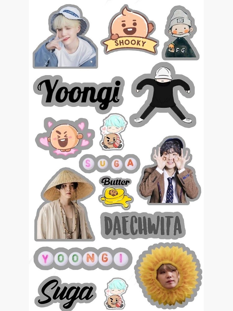 "Youngi stickers" Sticker for Sale by Shinhary | Redbubble
