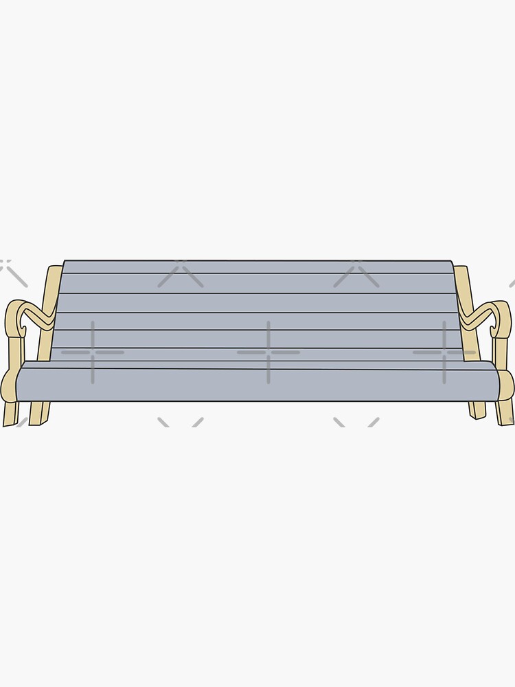 "Bench-kun" Sticker for Sale by TowaCat | Redbubble