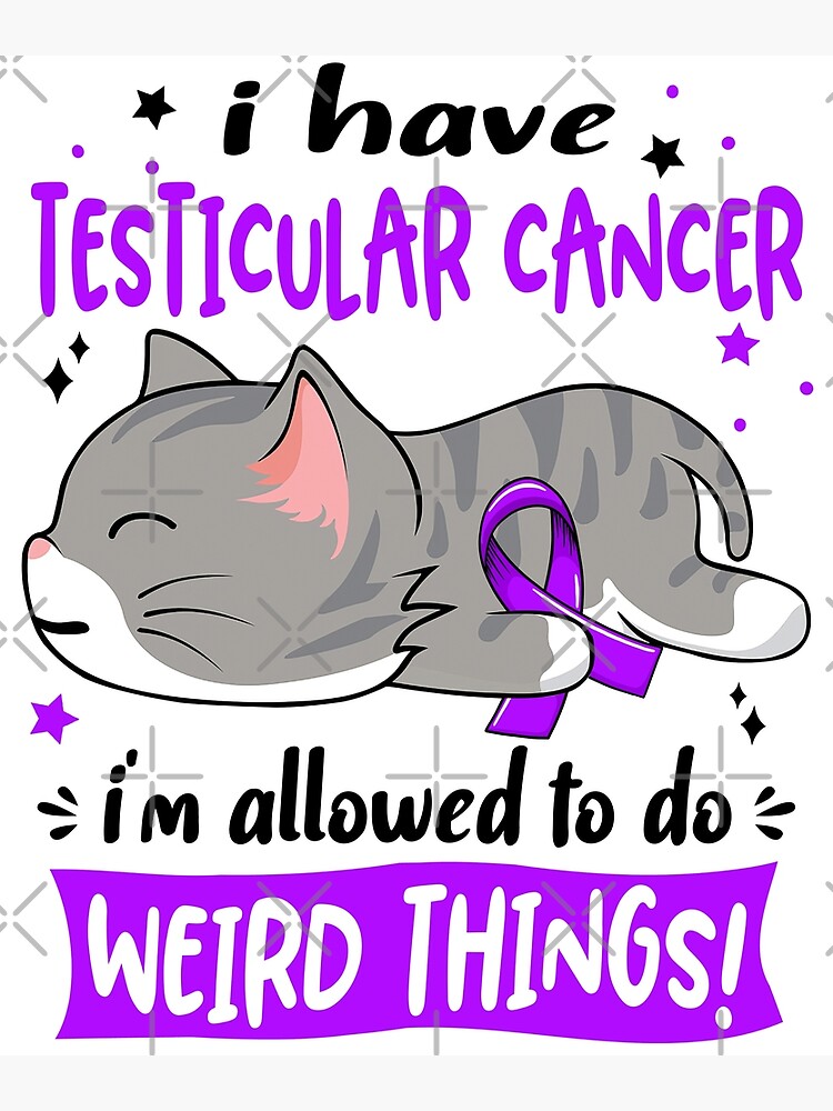 Lámina artística «Concientización sobre el cáncer testicular, tengo ...