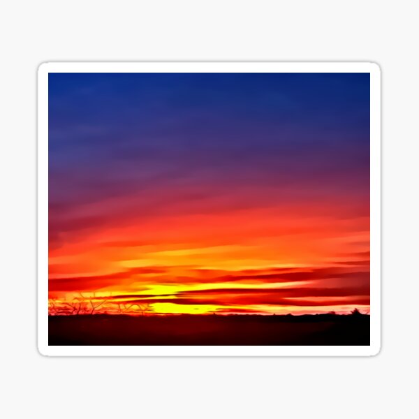 "sunrise" Sticker by Zanimations | Redbubble