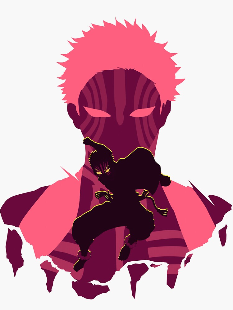 "Akaza from Anime Demon Slayer" Sticker by animead | Redbubble