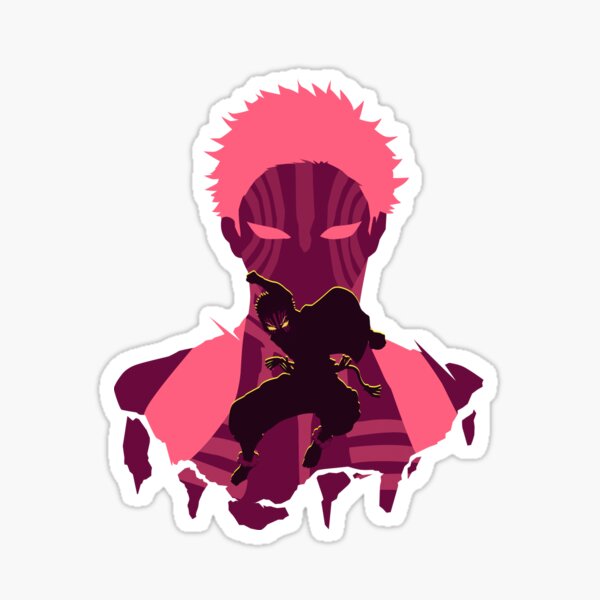 "Akaza from Anime Demon Slayer" Sticker by animead | Redbubble