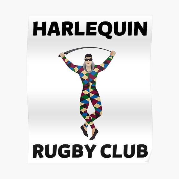"harlequins rugby" Poster for Sale by adrennaline | Redbubble