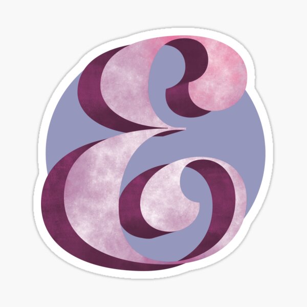 "Letter E Monogram" Sticker by ottergirk | Redbubble