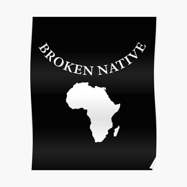 "Israel Adesanya BROKEN NATIVE" Poster by 90sUnderdogs | Redbubble