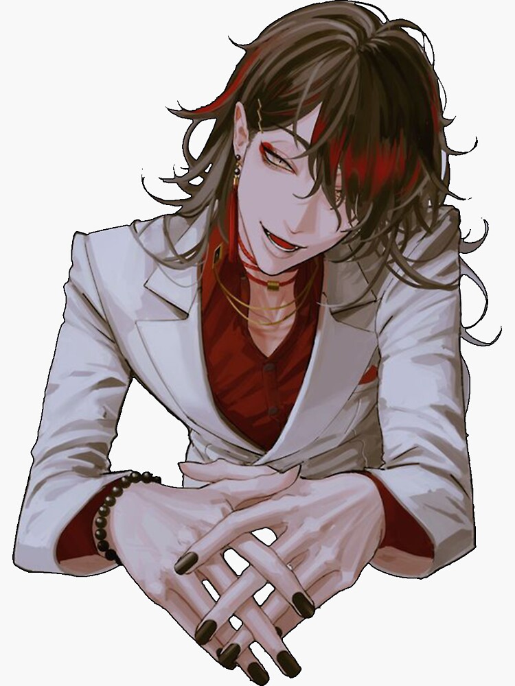 "Vox Akuma" Sticker for Sale by PaleorFish | Redbubble