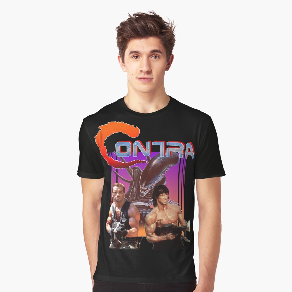 "Contra Movie Game Arnold Schwarzenegger Vs Sylvester Stallone ...