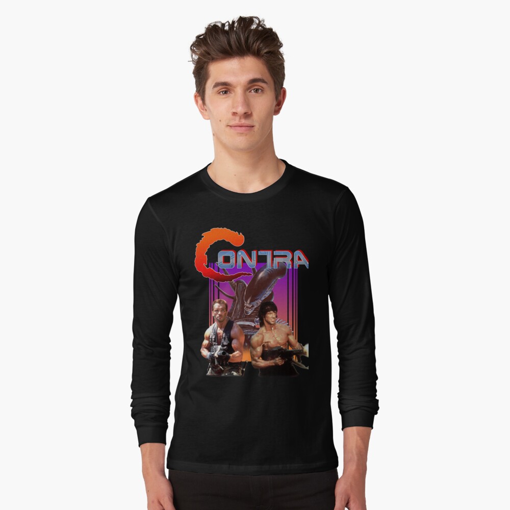 "Contra Movie Game Arnold Schwarzenegger Vs Sylvester Stallone ...