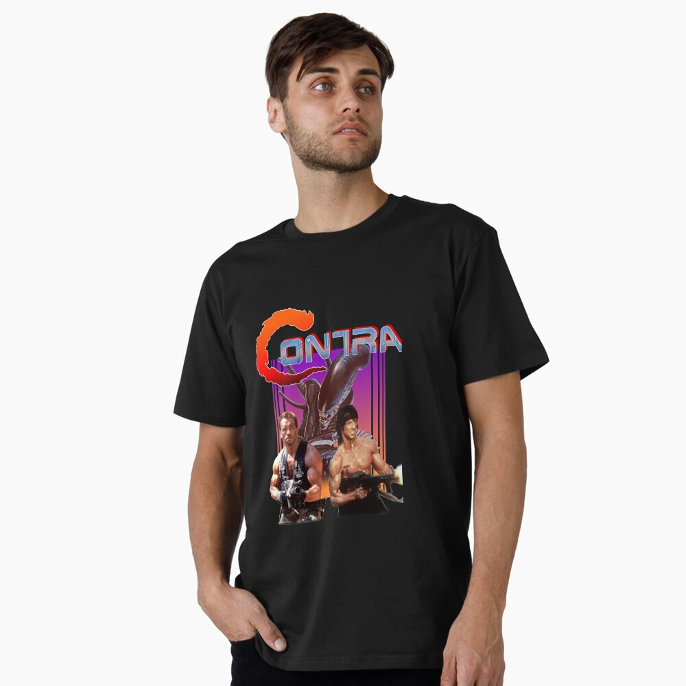 "Contra Movie Game Arnold Schwarzenegger Vs Sylvester Stallone ...