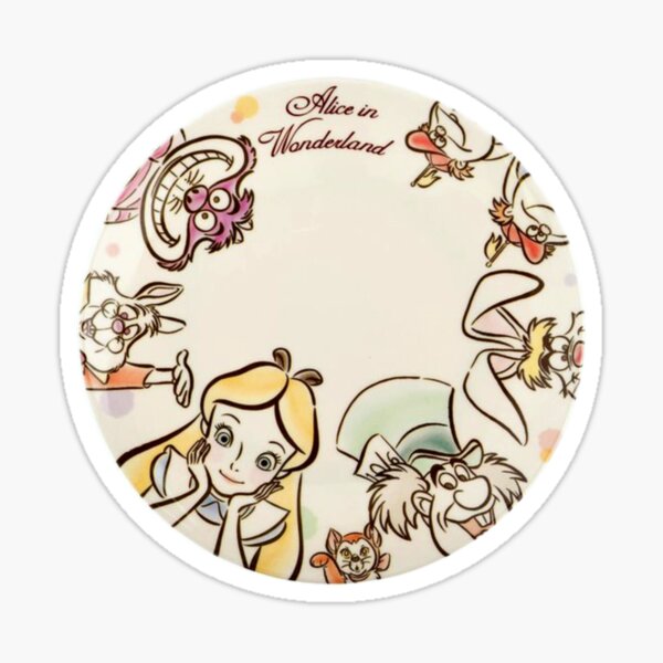 "Alice and friends Sticker" Sticker for Sale by MargitSeiler | Redbubble