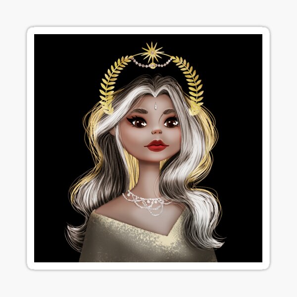 "Goddess" Sticker by Olyagrafinya | Redbubble