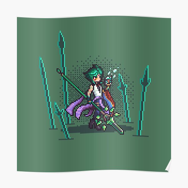 "Xiao - Genshin Impact Pixel Art" Poster by ekasetyanugraha | Redbubble