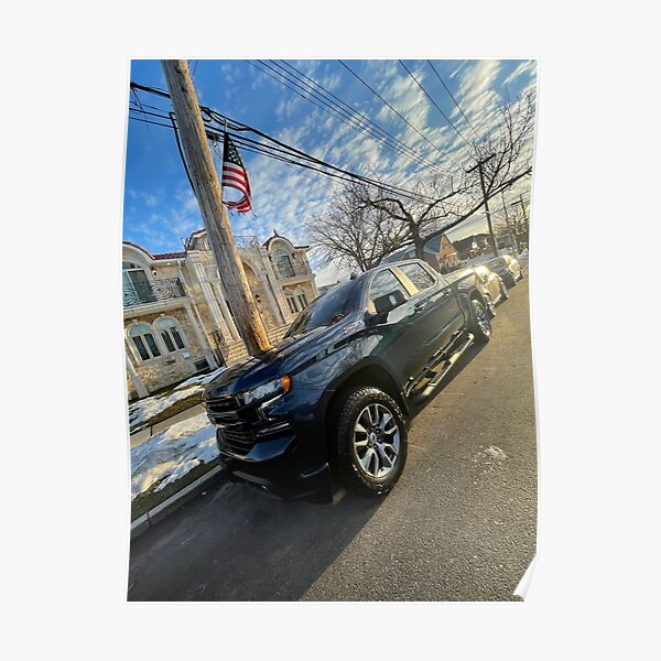"Chevy Silverado " Poster for Sale by fastguy | Redbubble