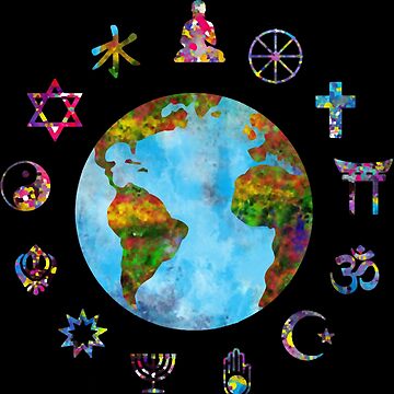 "World religions" Poster for Sale by HamatraSikaru | Redbubble