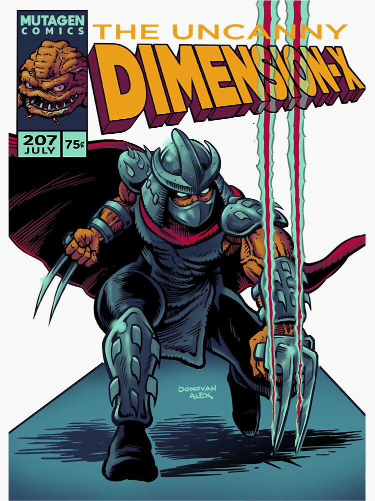 "Dimension X" Sticker by sofarsogoodx | Redbubble