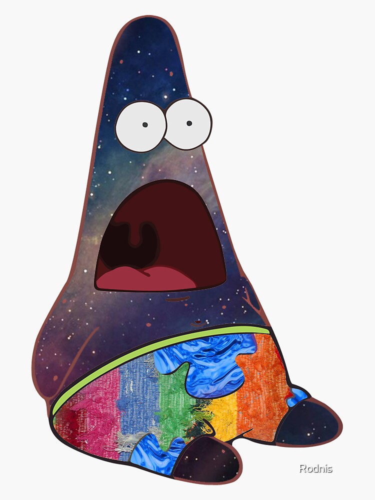 "Space Patrick" Sticker for Sale by Rodnis | Redbubble