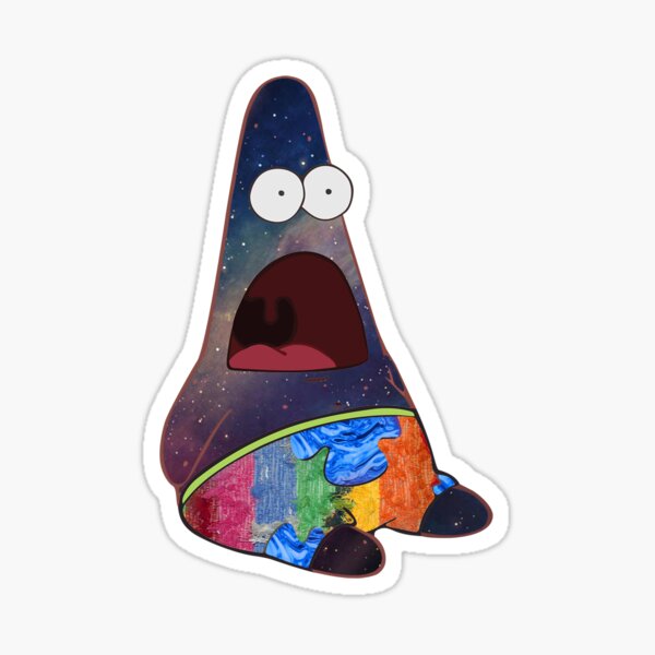 "Space Patrick" Sticker for Sale by Rodnis | Redbubble