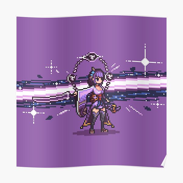 "Raiden Shogun - Genshin Impact Pixel Art" Poster for Sale by ...