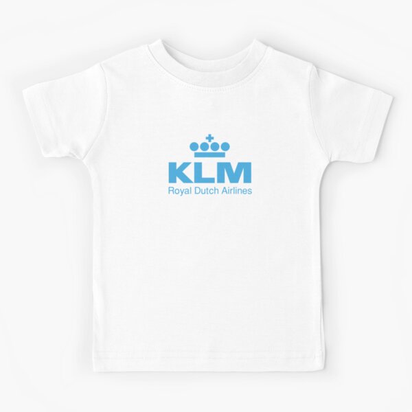 "KLM AIRLINES - LOGOKLM AIRLINES - LOGO" Kids T-Shirt by ChristiHale501 ...